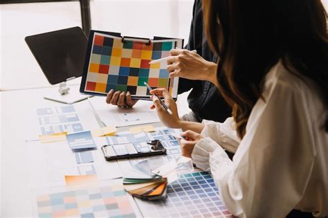 premium photo close up ux developer and ui designer use augmented