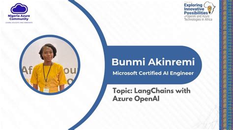 Azure Nigeria Community On Linkedin Innovatewithopenai Azurenigeriacon2023