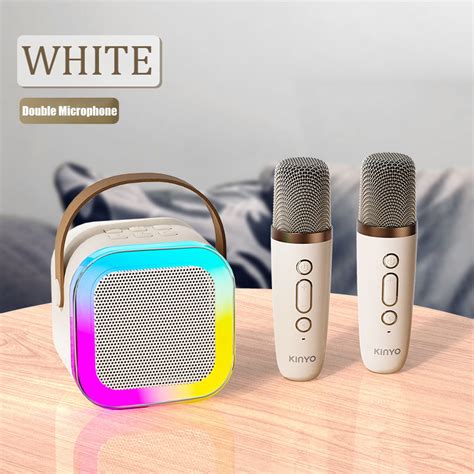 Jual Speaker Bluetooth Mic Set Karaoke Speaker Ktv Cute Wireless Lucu Portabel Luar Ruangan
