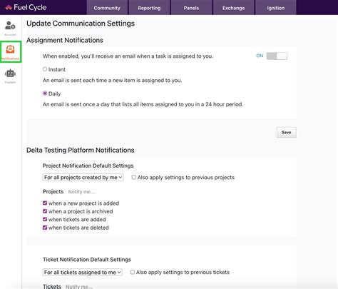 Notification And Account Settings Help Center