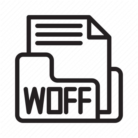 Woff File Format Files Folders Extension Icon Download On Iconfinder