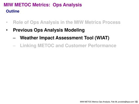 ppt miw metoc metrics ops analysis powerpoint presentation free download id 683320