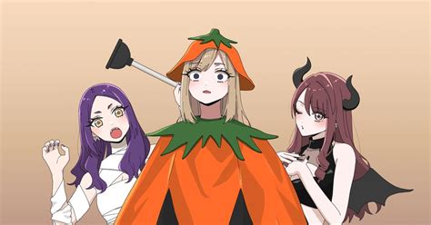 オリジナル ハロウィンの女 Vs ドスケベコスプレ大会の女たち 逆縞のイラスト Pixiv