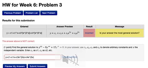 solved hw for week 6 problem 3 previous problem problem