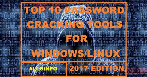 TOP 10 Password Cracking Tools For Windows Linux 2017 Hacking Tools LLSinfo