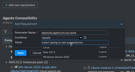 Configuring Agent Requirements Teamcity On Premises Documentation