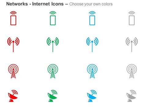Wifi Signals Antenna Tower Satellite Communication Ppt Icons Graphics PowerPoint Design