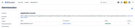 How To Create An Application Tunnel Link Between Bitbucket Datacenter And Jira Cloud Bitbucket