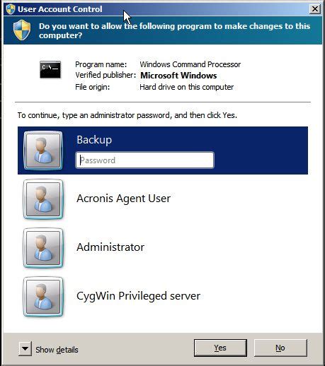 Windows 7 Understanding Elevation Of Non Administrative Users