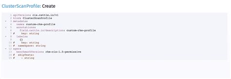 Cis V2 Ui For Clusterscanprofile Crud · Issue 1035 · Rancherdashboard · Github