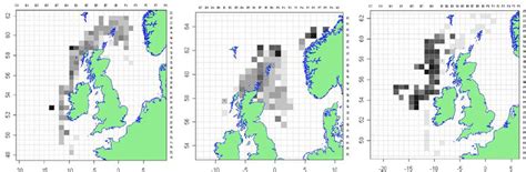 Spatial Distribution Of Mean Landed Catch For Mackerel Herring And Download Scientific Diagram