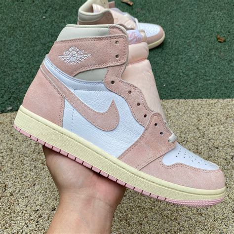 Us 13500 Air Jordan 1 Retro High Og Washed Pink