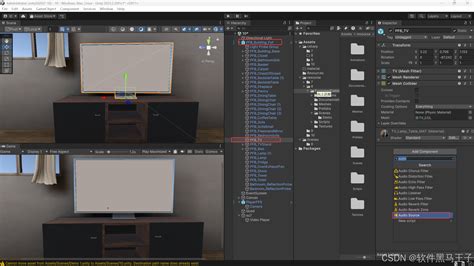 unity百游修炼 10 ——小米su7宣传片在电视屏幕模型播放 unity3d做好的场景中的电视上怎么加视频 csdn博客