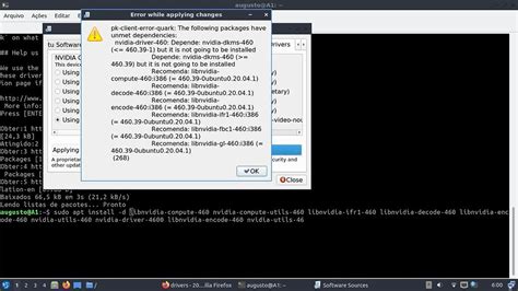 Lubuntu 20042 64 Focal Nvidia Ppa Driver 460 Dkms Error Lubuntu