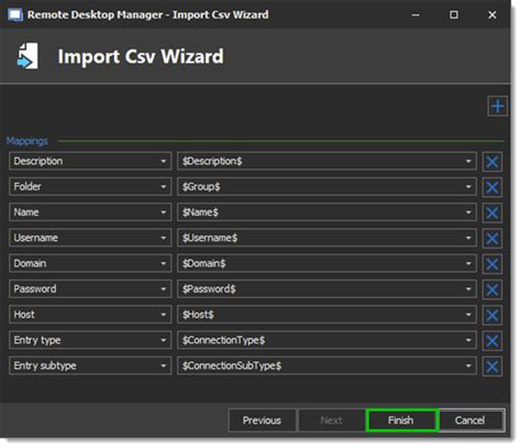 Import A Csv File As A Password List With Hostnames Devolutions Documentation