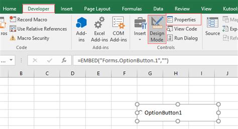 How To Hide Option Button While Hiding Row In Excel