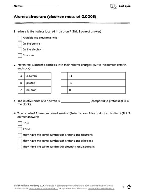 Exit Quiz Questions Pdf