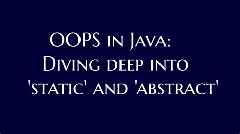 Oops In Java On Hashnode
