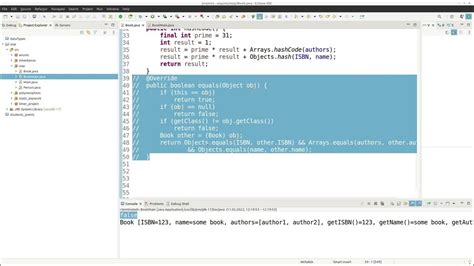 027 Java Hashcode Tostring Equals Object Class Methods جافا Youtube