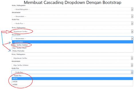 Membuat Cascading Dropdown Dengan Bootstrap Kursus Web Design Private