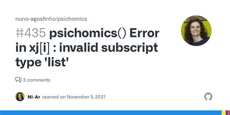 Psichomics Error In Xj I Invalid Subscript Type List · Issue