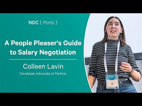 Ndc Conferences Talk A People Pleasers Guide To Salary Negotiation From Ndc Conferences