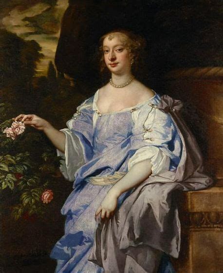 Portrait Of Maria Mancini In Gold Embroidered Dress