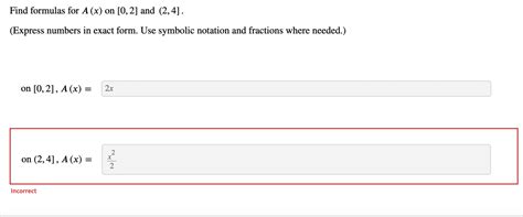 Solved Let A X ∫0xf T Dt For F X In The Following Figure