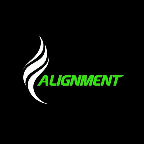 Sleek Modern Chiropractor Alignment Logo On Black Background Playground