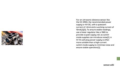 Ultrasonic Distance Sensor Power Supply Comprehensive Technical Guide Sensorwiki