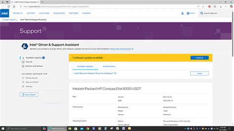 Intel® Network Adapter Driver For Windows® 10 Will Not Install Why