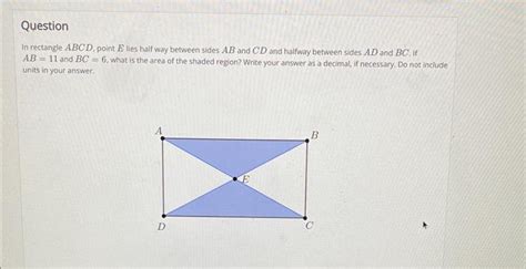 solved in rectangle abcd point e lies half way between