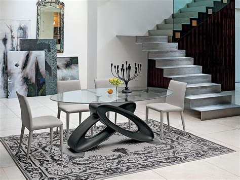 Tavolo Ovale In Vetro Eclipse Di Target Point