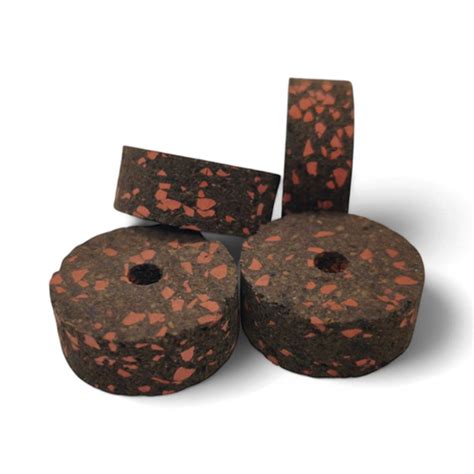 32mm Burnt Cork Ring Red Flake Bloke Rods