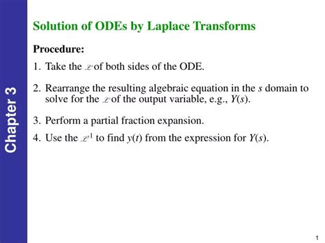 Ppt Mastering Ode Solutions With Laplace Transforms A Comprehensive Guide Powerpoint
