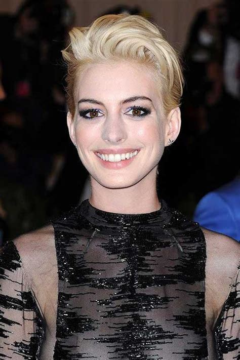 25 Best Anne Hathaway Pixie Cut Pixie Cut Haircut For 2019