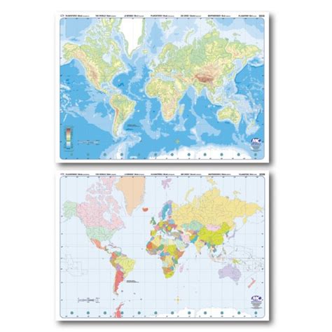 MAPA MURAL PLANISFERIO
