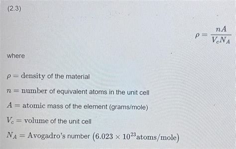Solved The Atomic Packing Factor Of The Bcc Lattice