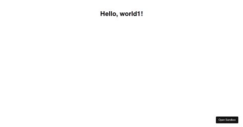 react tutorial codesandbox