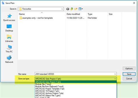 Unable To Save As Archicad Project 20 Graphisoft Community