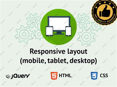a website responsive layout upwork