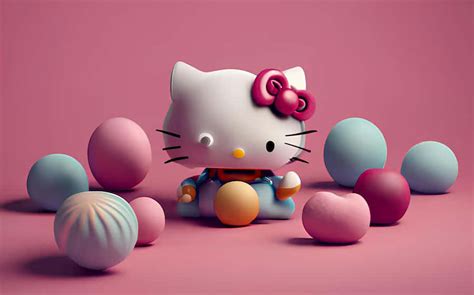 100 3d Hello Kitty Wallpapers
