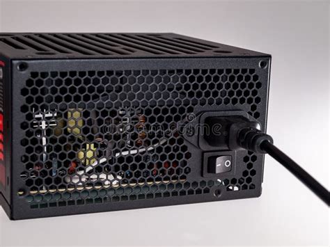 Computer Part For System Unit Assembly Power Supply For Computer Close Up Choice Of Quiet