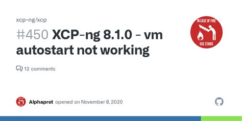 Xcp Ng 810 Vm Autostart Not Working · Issue 450 · Xcp Ngxcp · Github