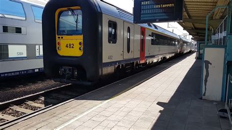 Sncbnmbs Type Am96 482 Departing Kortrijk Station On 220622 Youtube