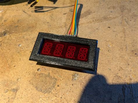 Quad Alphanumeric Display Red 0 54 Digits W I2C Backpack ADA1911