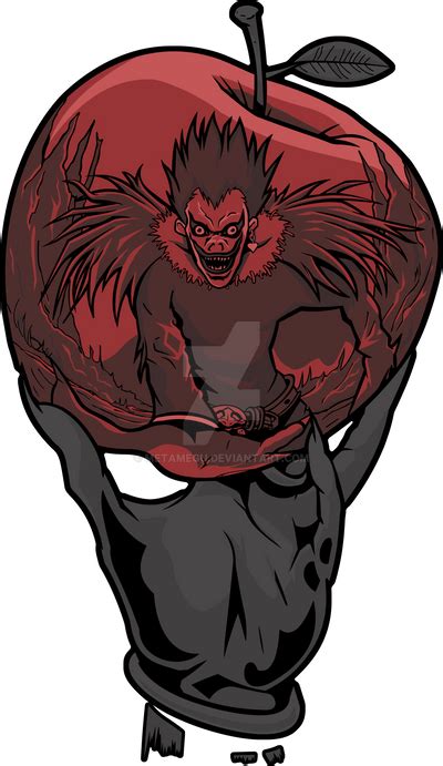 Death Note Ryuk Apple By Metamegu On Deviantart