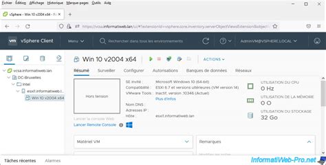 Manage Roles Users And Permissions On Vmware Vsphere 67 Vmware Tutorials Informatiweb Pro