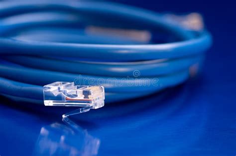 Cable De Nework Foto De Archivo Imagen De Detalle Ordenador 5189508