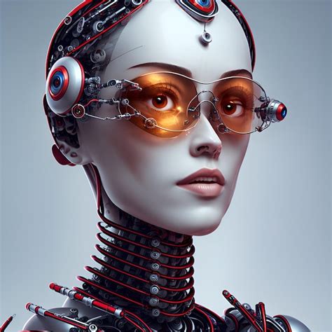 premium photo posthuman singularity robot